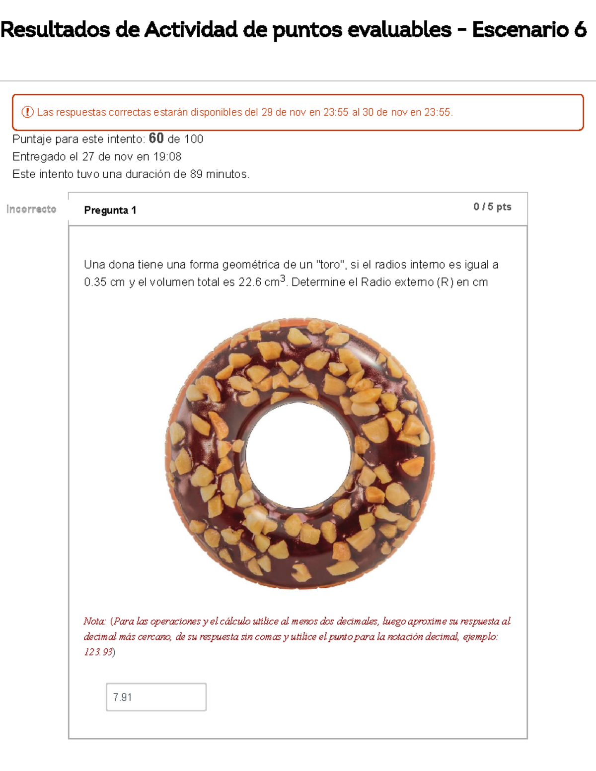 Actividad de puntos evaluables - Escenario 6 Matematicas - Resultados de Actividad de puntos ...
