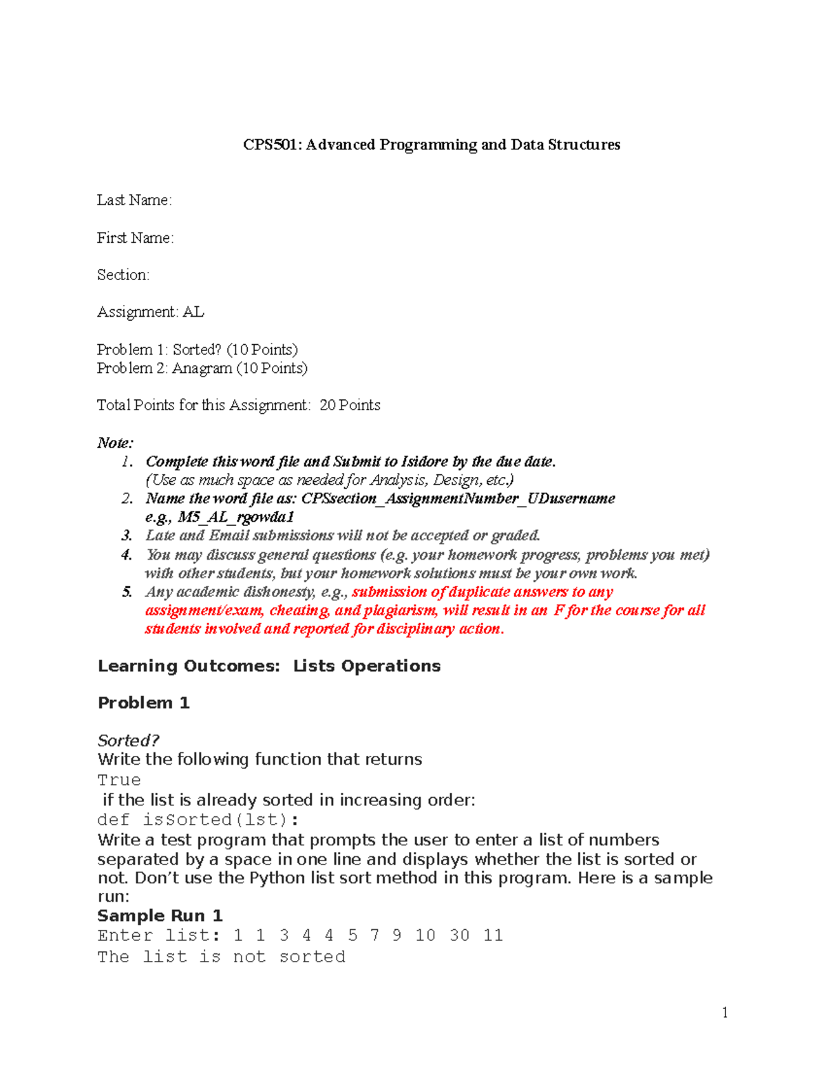 data base managaement system - CPS501: Advanced Programming and Data ...