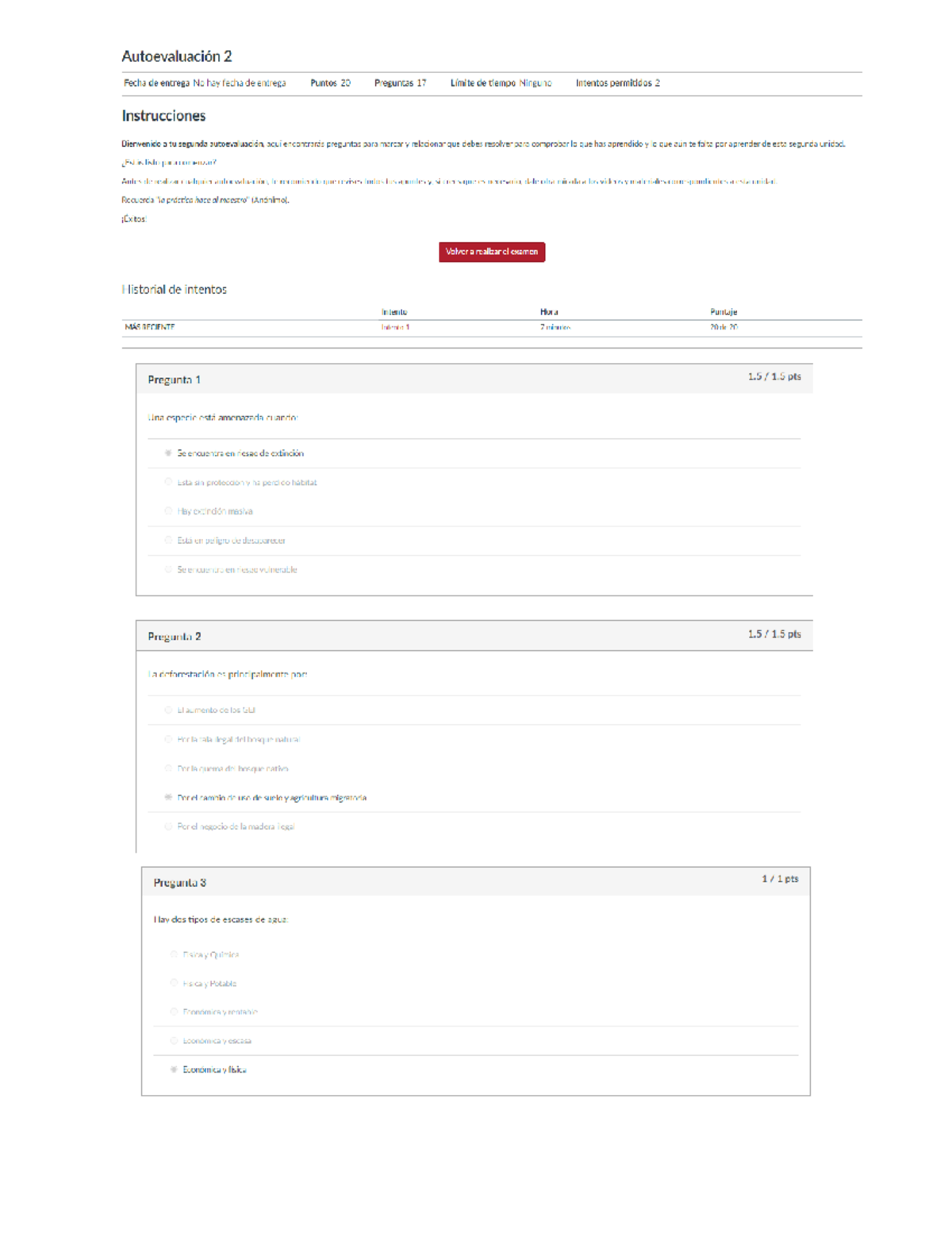 Autoevaluacion 2 - Individuo y medio ambiente - Studocu