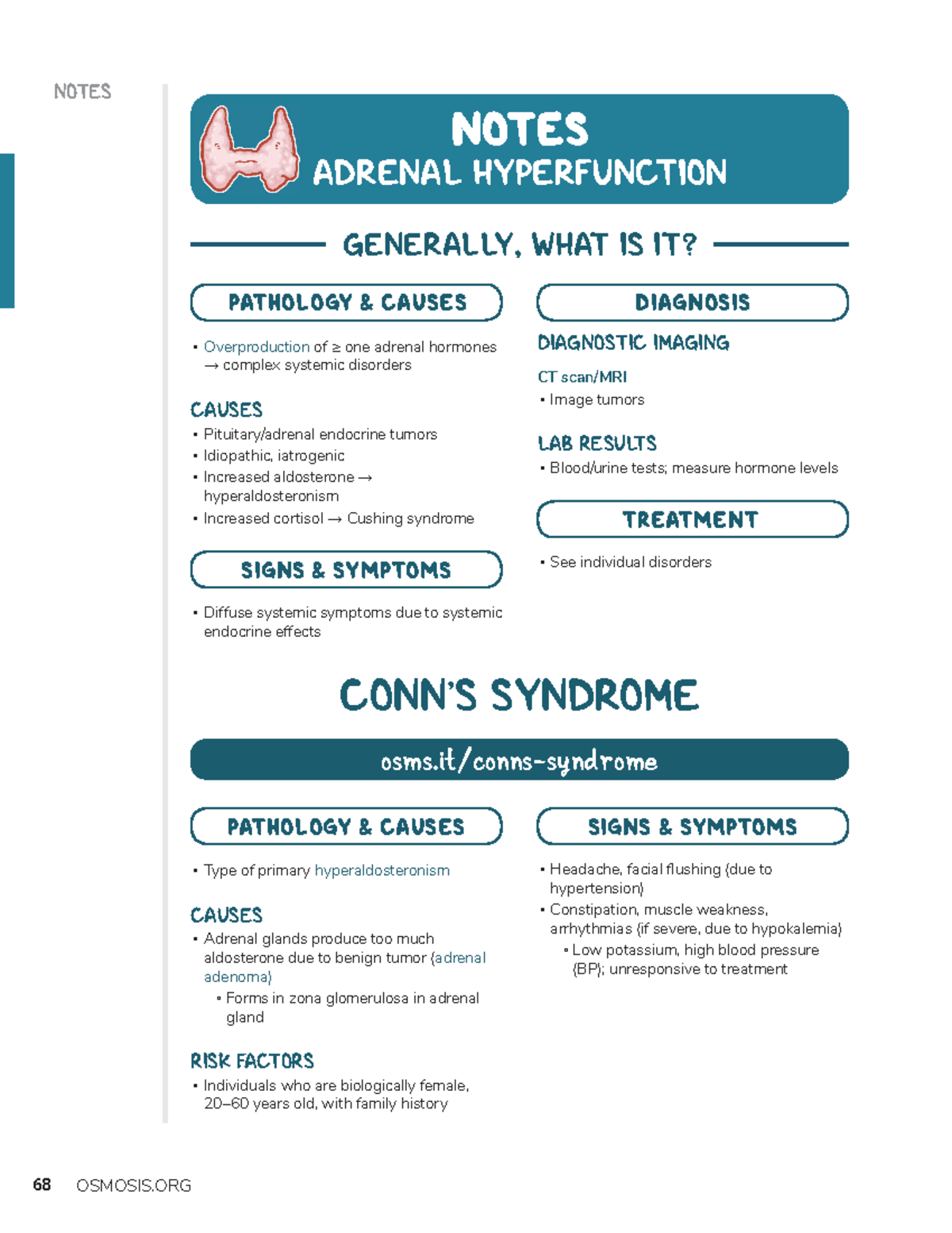 Adrenal hyperfunction - NOTES NOTES ADRENAL HYPERFUNCTION ...