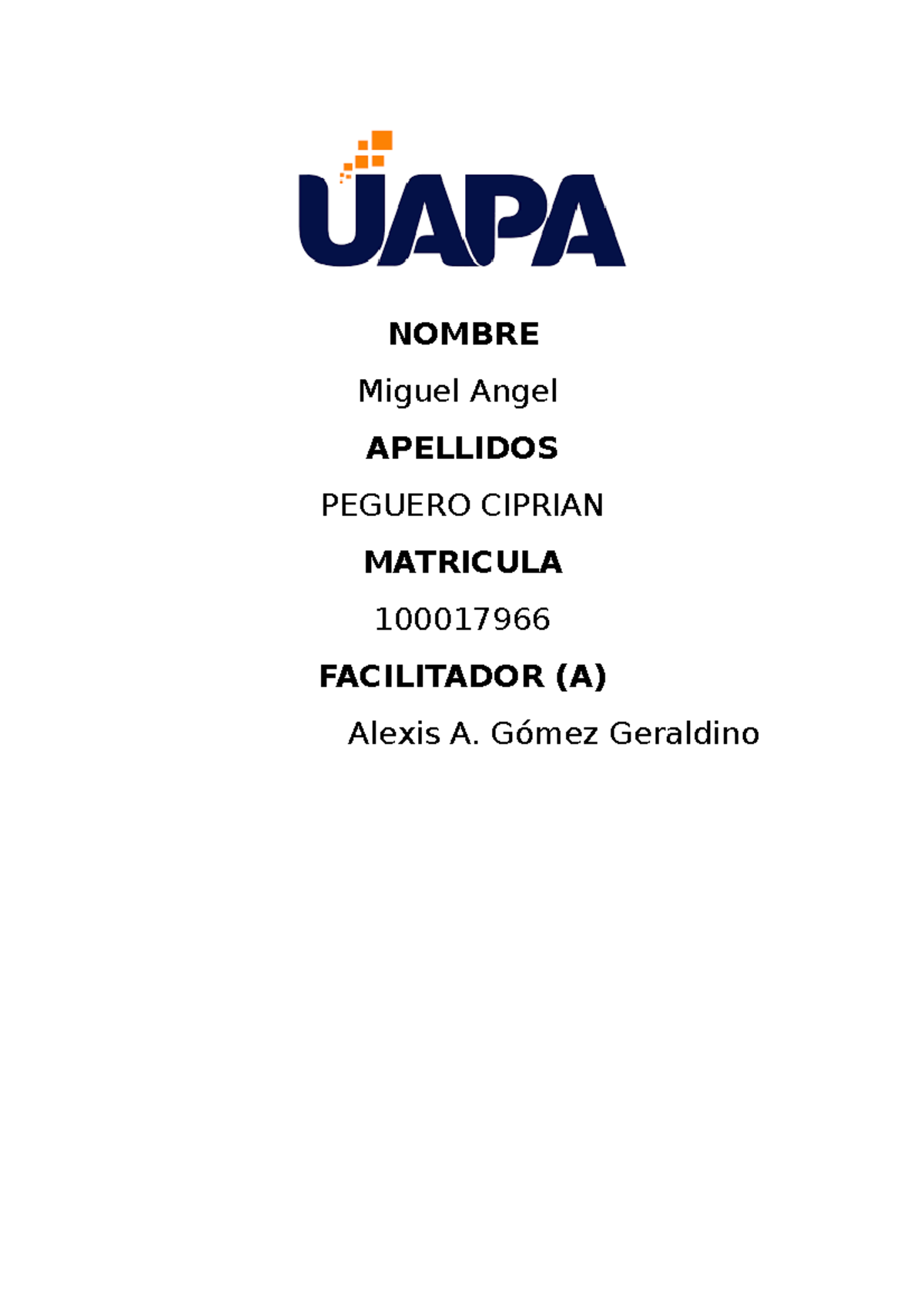 Tarea 4 derecho constitucional - NOMBRE Miguel Angel APELLIDOS PEGUERO ...