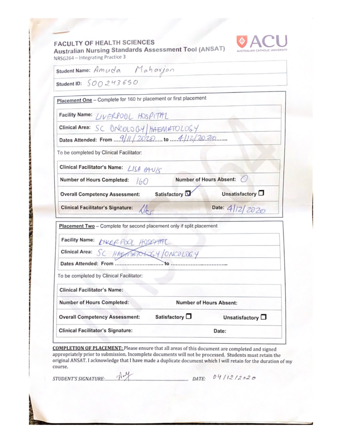 Ansat-merged - Lecture notes notes - NRSG 265 - Studocu