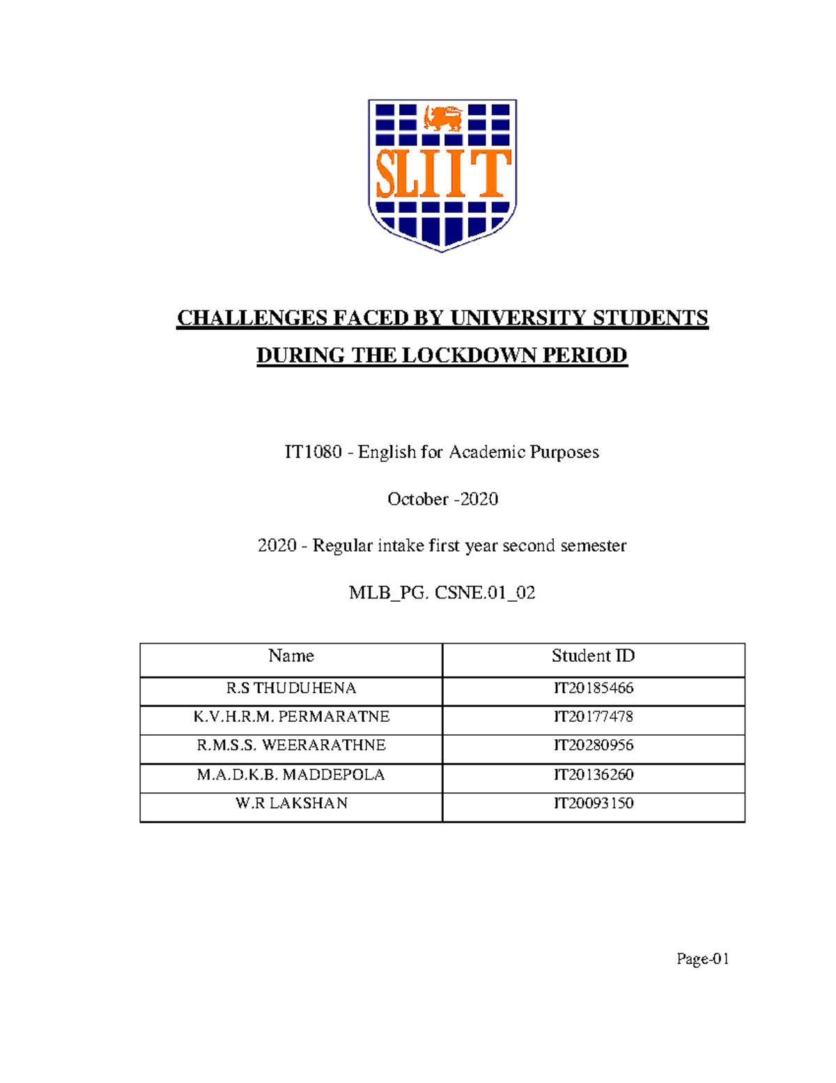 EAP Project Case Study at Sliit - CHALLENGES FACED BY UNIVERSITY ...