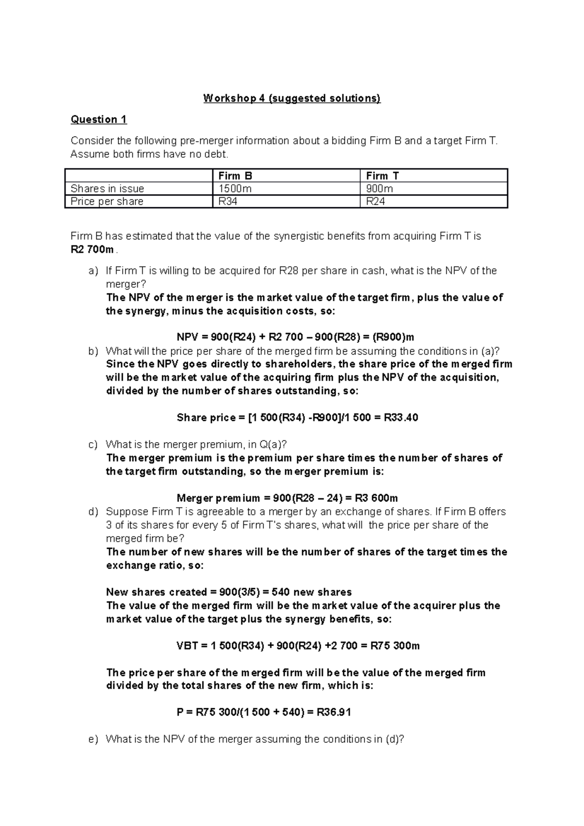 Workshop 4 suggested solutions M A - Workshop 4 (suggested solutions ...