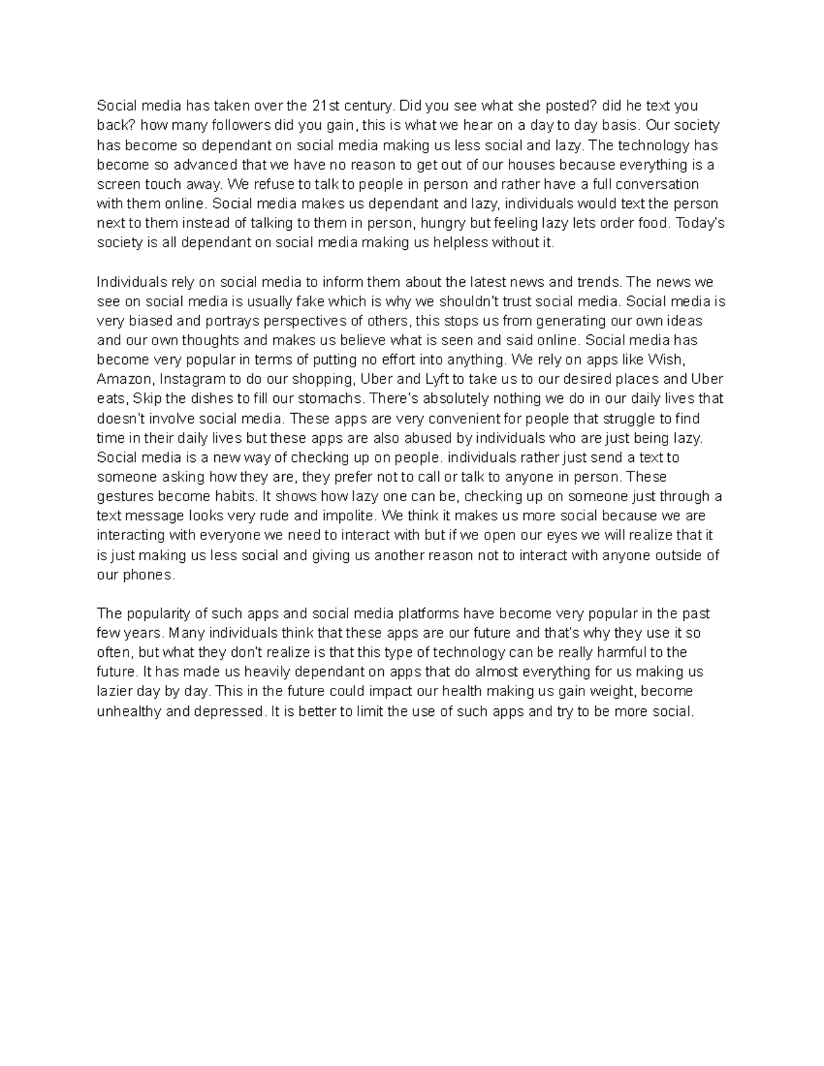 Social media is making people less social - Social media has taken over ...