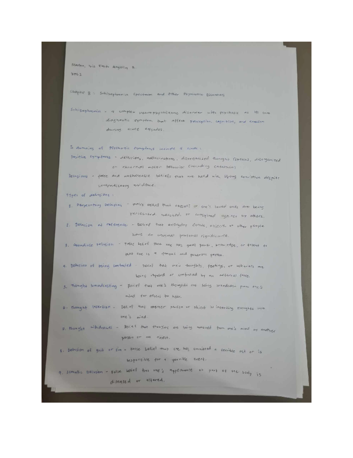 Module 6 Chapter Review Bs Psychology Studocu