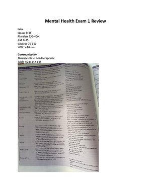 MH Test 3 - study guide - MH Test 3 Types and Effects of Trauma Acute ...