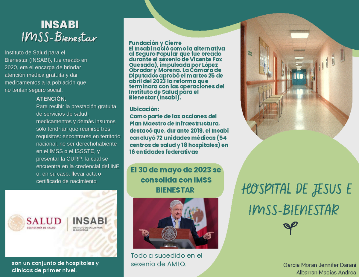 Brochure Triptico Curso Jardineria Organico Verde - HOSPITAL DE JESUS E ...