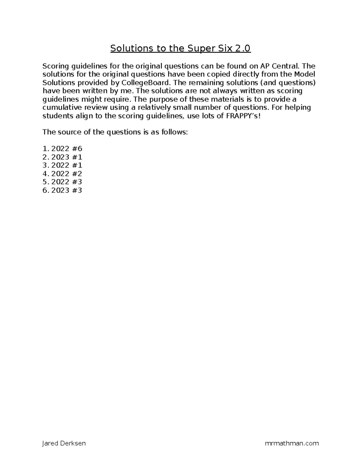 Super Six Key 2 - 2kskeixnjekwsk - Solutions to the Super Six 2 ...