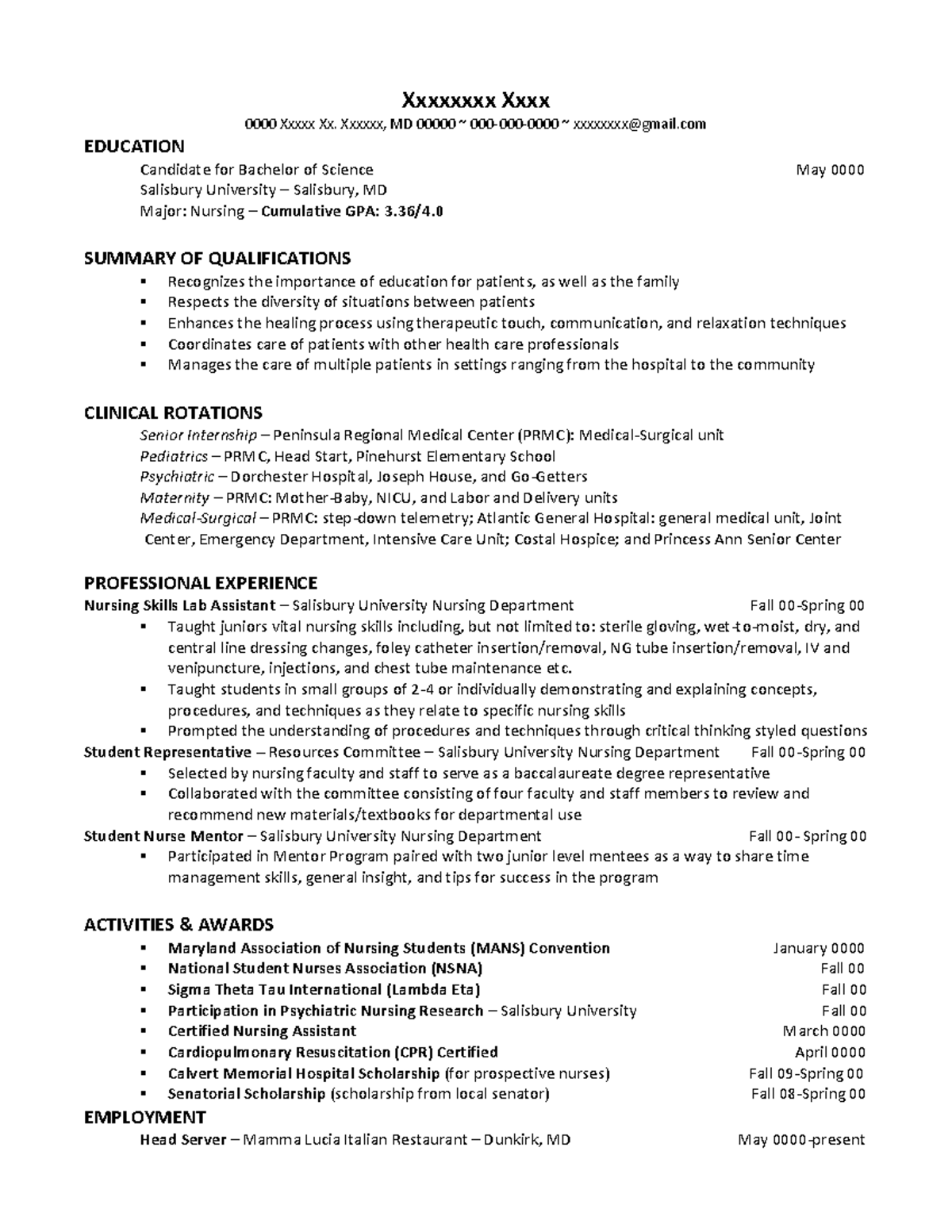 pass to class every week of the semester - Xxxxxxxx Xxxx 0000 Xxxxx Xx ...