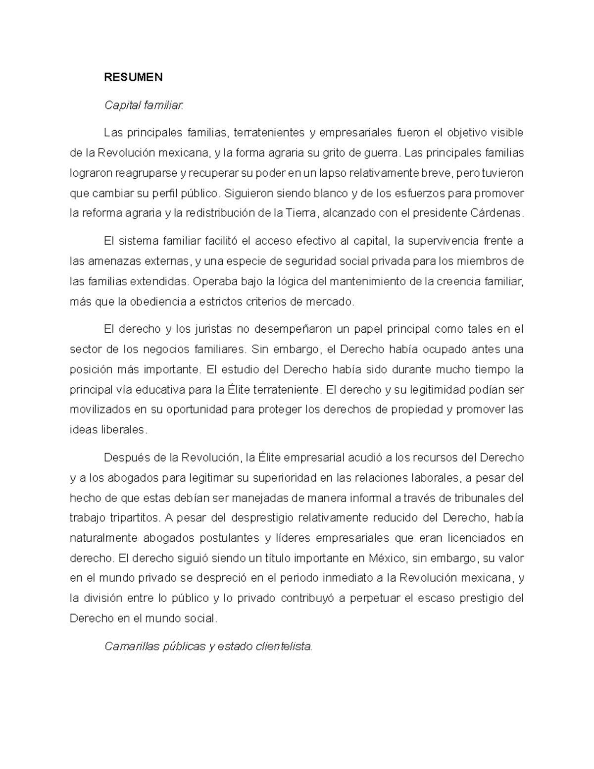 AFI-APJ U3 SUCL - RESUMEN Capital familiar: Las principales familias ...