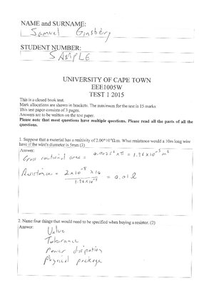 Lab 3 - EEE - Lab 3 - EEE1006F - UCT - Studocu