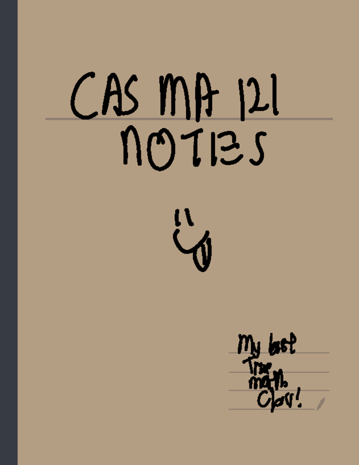 Math Notes - CAS MA 121 NOTES to M¥¥Éogμ . 4111121 too )=2n4-48× 2 0 ...