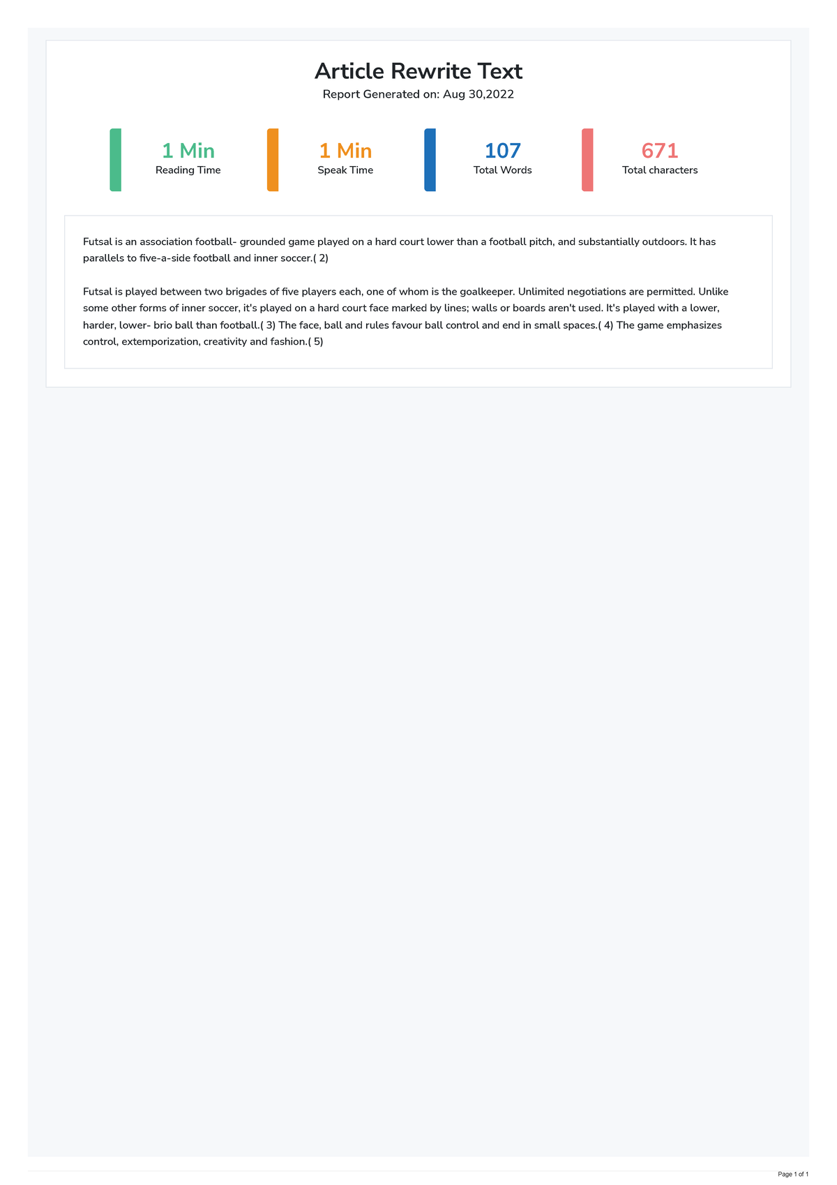 Article-rewriter-report - Article Rewrite Text Report Generated on: Aug ...