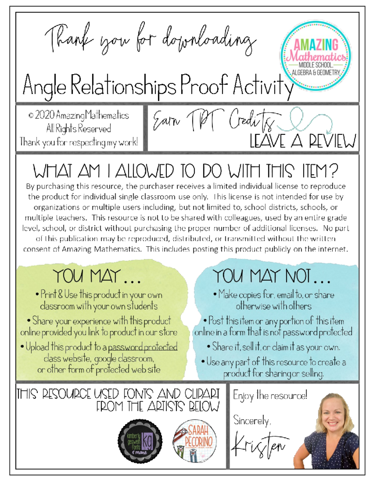 Angle Relationships Proof Activity High School Geometry Proofs-1 ...