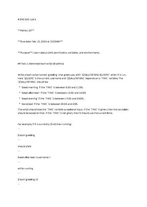 Lab-4 - Lab Work - DSC 520: Lab 4 Purpose: Introduction to C part 2 ...