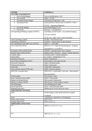 List of formulas - Formula - Appendix C Selected Equations and Tables ...