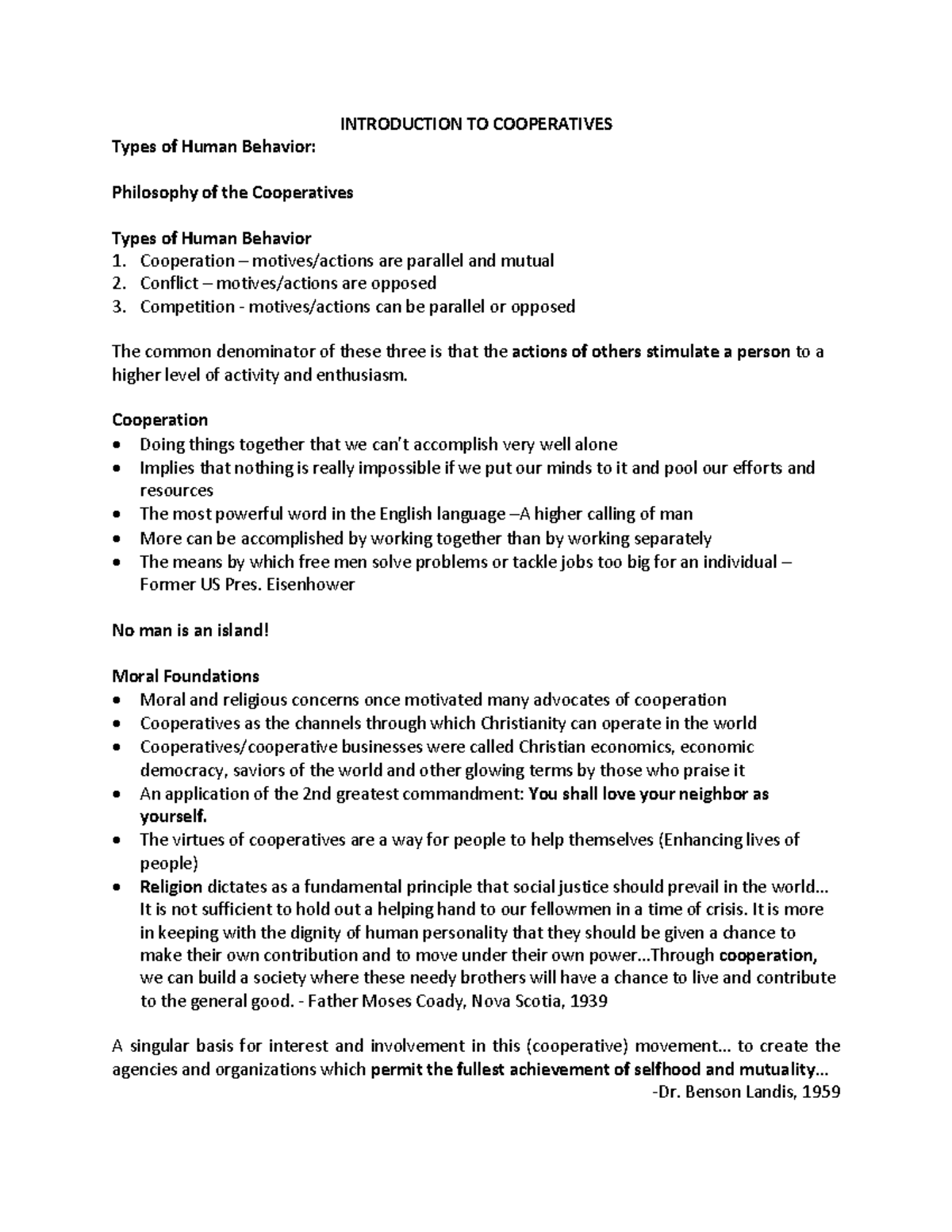Cooperative Studies 1 - Community Enterprise And Cooperative ...
