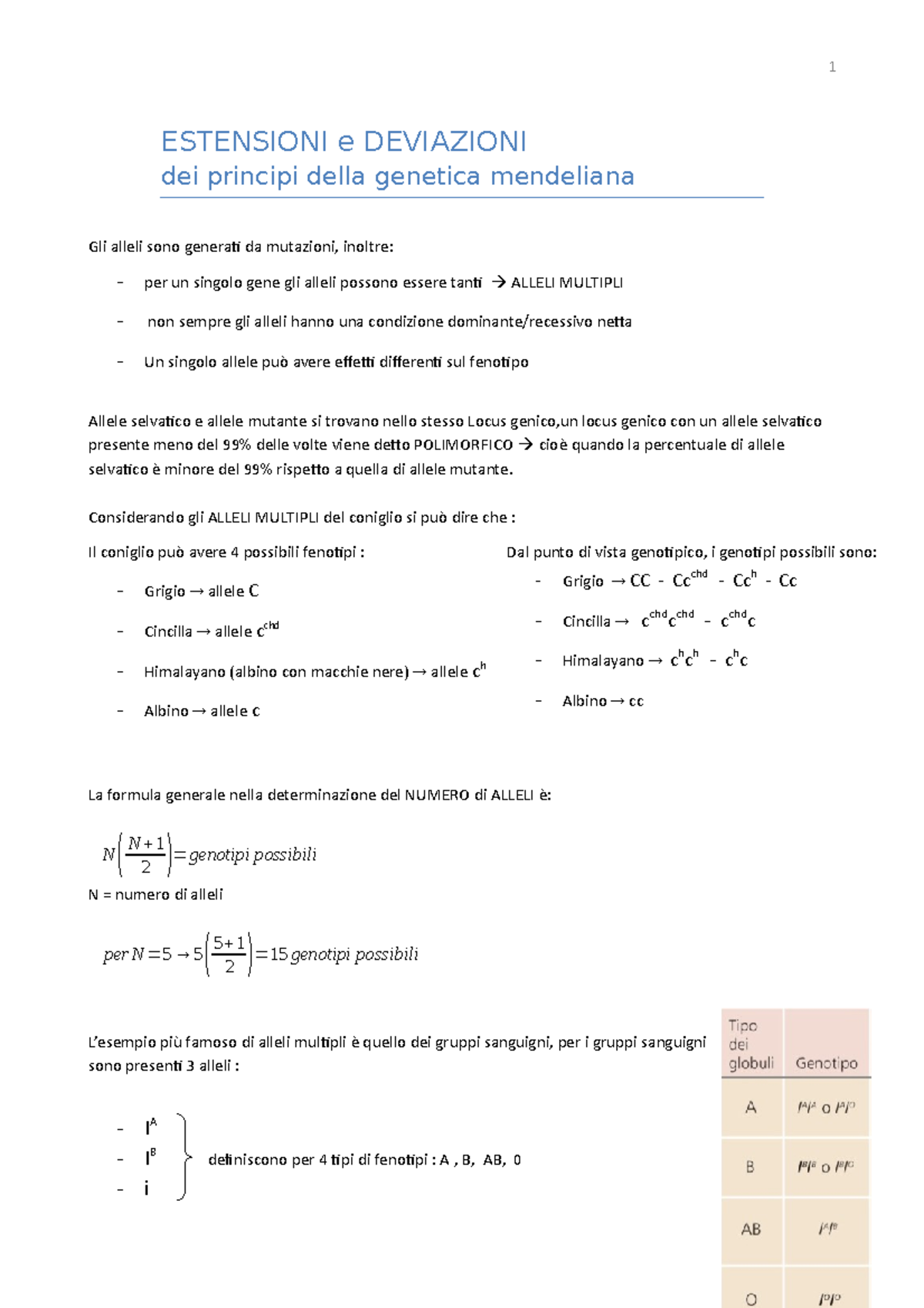 C. Estensioni E Deviazioni - ESTENSIONI e DEVIAZIONI dei principi della ...