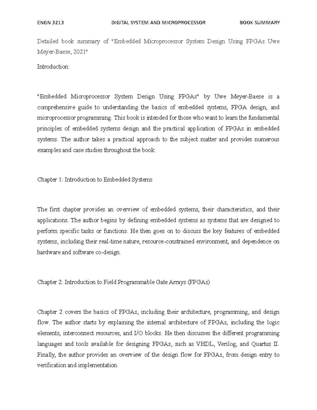 Detailed book summary of Embedded Microprocessor System Design Using ... Detailed book summary of Embedded Microprocessor System Design Using ...