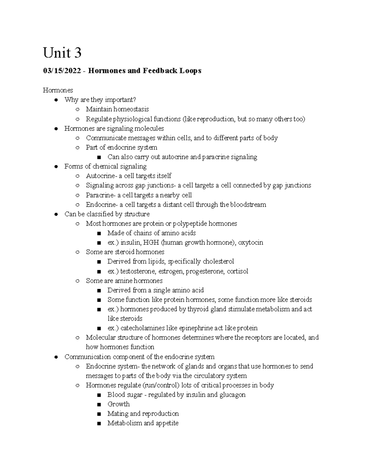 UNIT 3 - Notes, summaries, and resources for Unit 3 - Unit 3 03/15/2022 ...