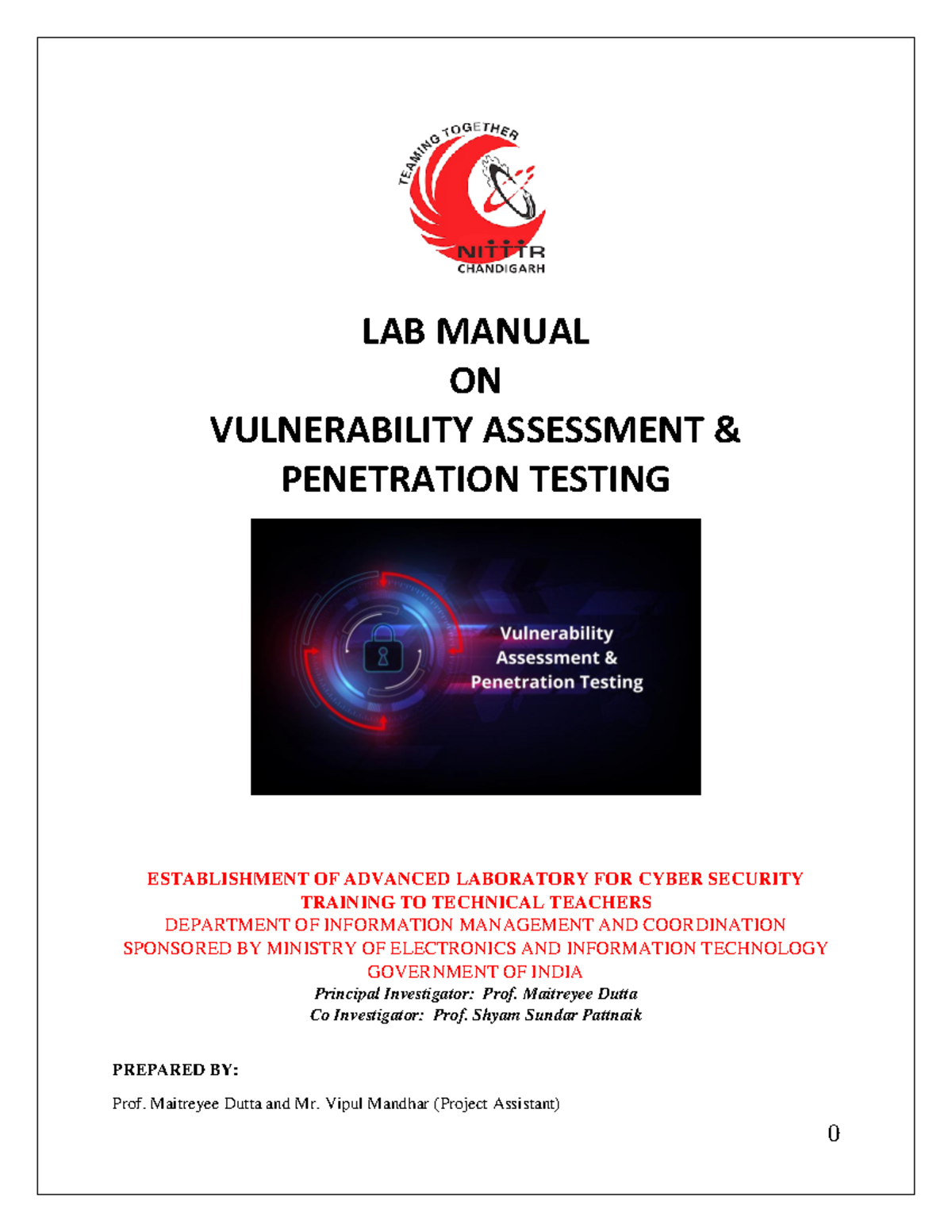Vulnerability Assessment - LAB MANUAL ON VULNERABILITY ASSESSMENT ...