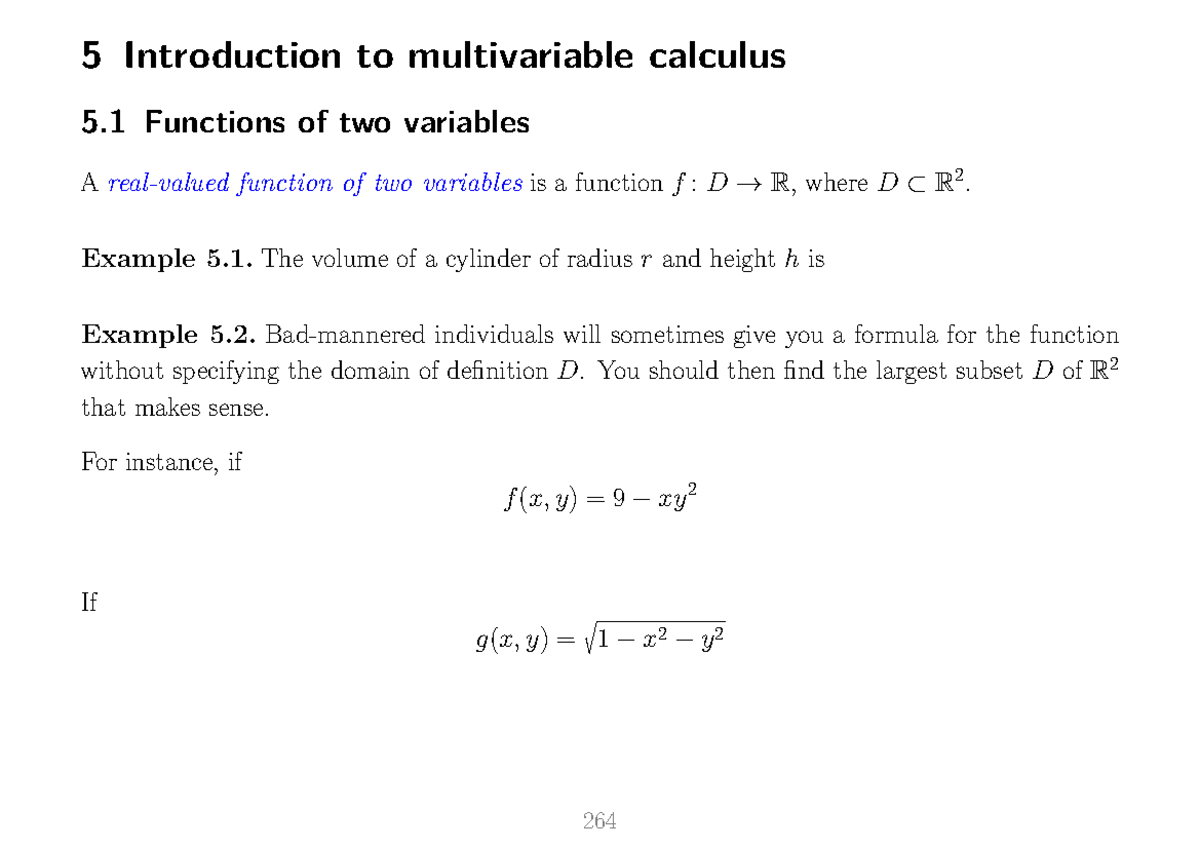 5calculus - lecture slides on calculus - 5 Introduction to ...