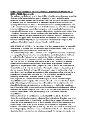 Porter v Magill [2001 ] UKHL 67, [2002 ] 2 AC 357, House of Lords ...