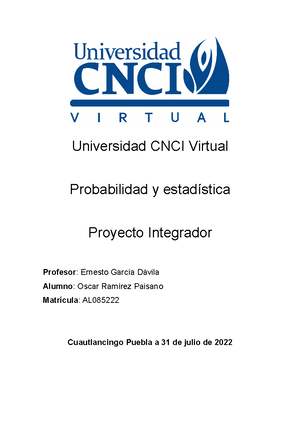 Universidad CNCI Virtual - Proyecto Integrador-Metodologia de la Investigacion - Universidad ...