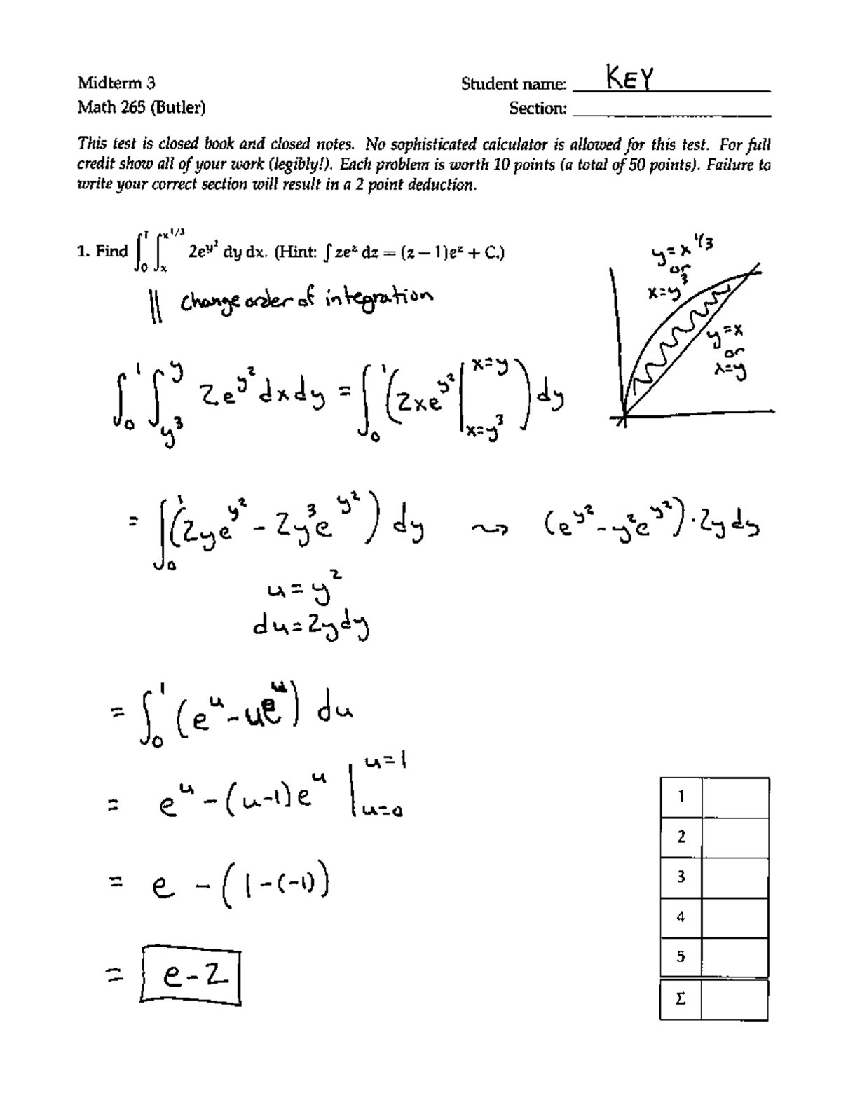265F13T3 - helpful exams for the class - Midterm 3 Student name: KE I ...