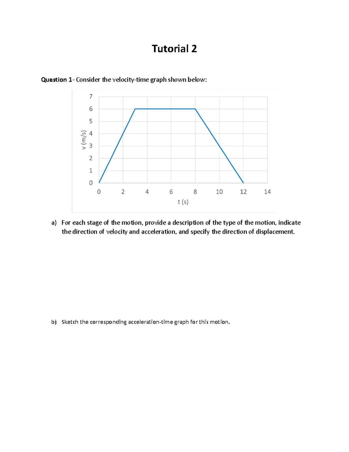 1234-Tutorial 2 - Chapter 2 - PHYS 100 - SFU - Studocu