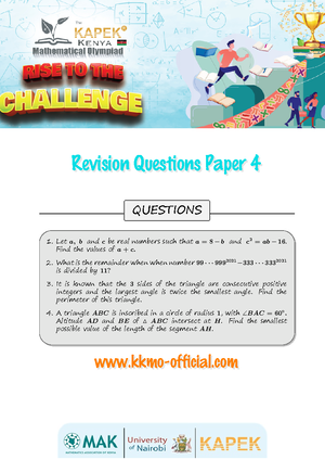 July-August 2024 TVET Cdacc Exam time table - 1 GENERAL INSTRUCTIONS 1 ...