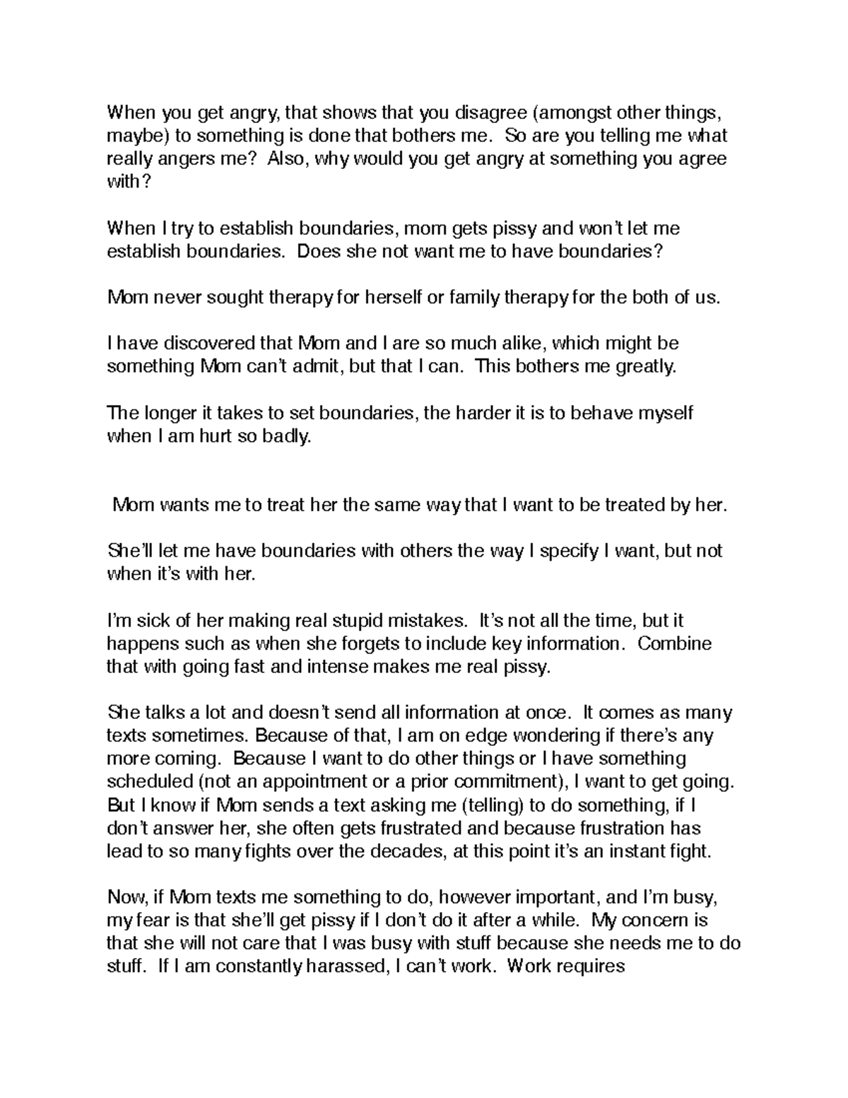 Stuffy Over - I love cookies - When you get angry, that shows that you ...