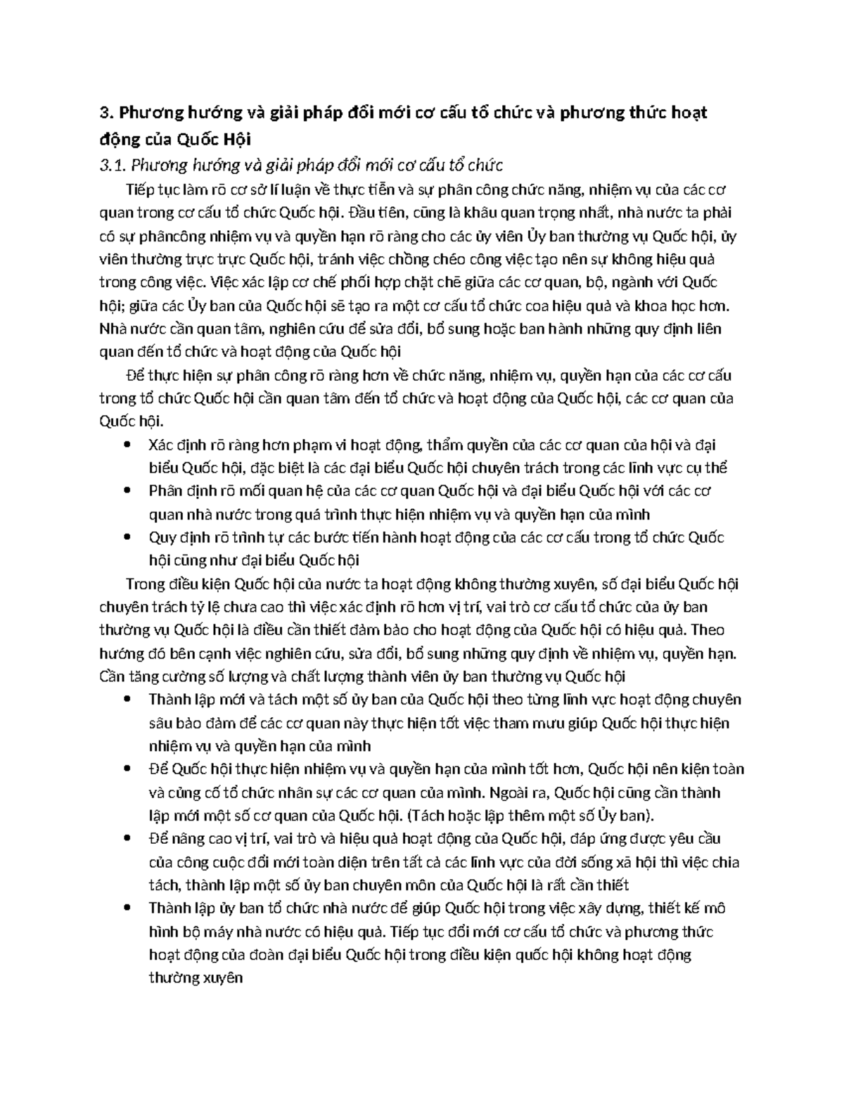Phuong huong va giai phap doi moi - 3. Phương hướng và giải pháp đổi mới cơ cấu tổ chức và ...