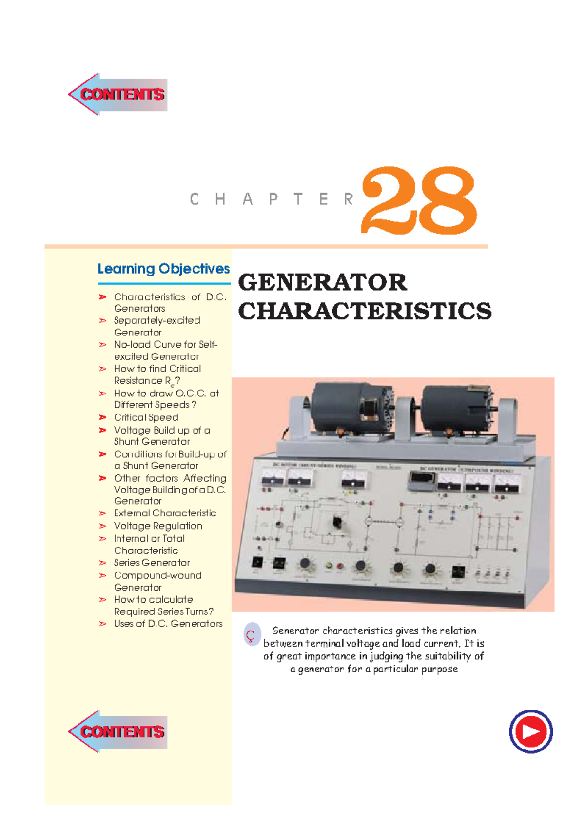 Ch-28 - yuiyi - GENERATOR CHARACTERISTICS 28 C H A P T E R ...