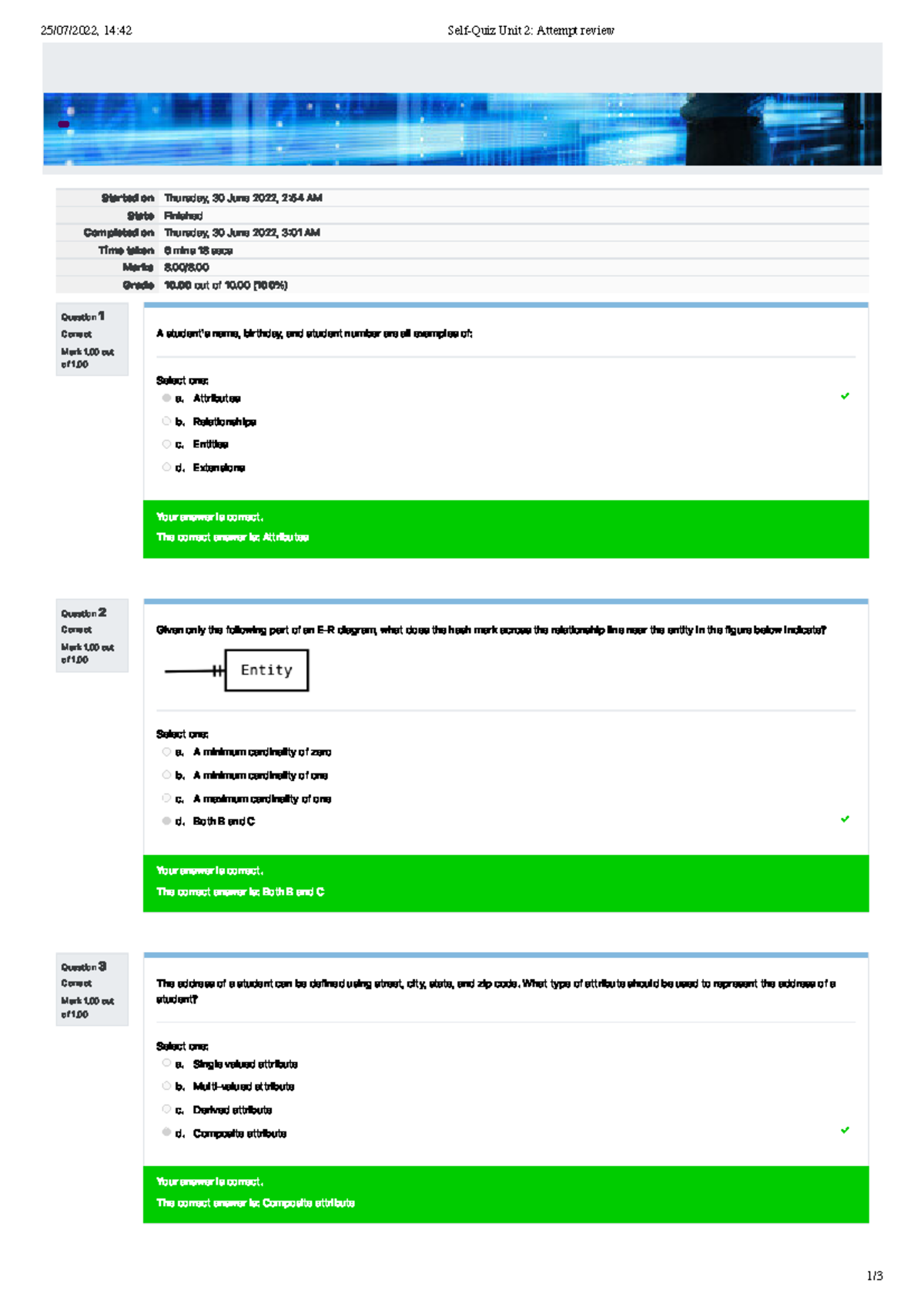 Self Quiz Unit 2 Attempt Review 2 25 07 2022 14 42 Self Quiz Unit 2 Attempt Review 1