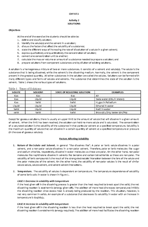 Test for Carbohydrates - CHY 47. Biochemistry Laboratory Exercise 4 ...
