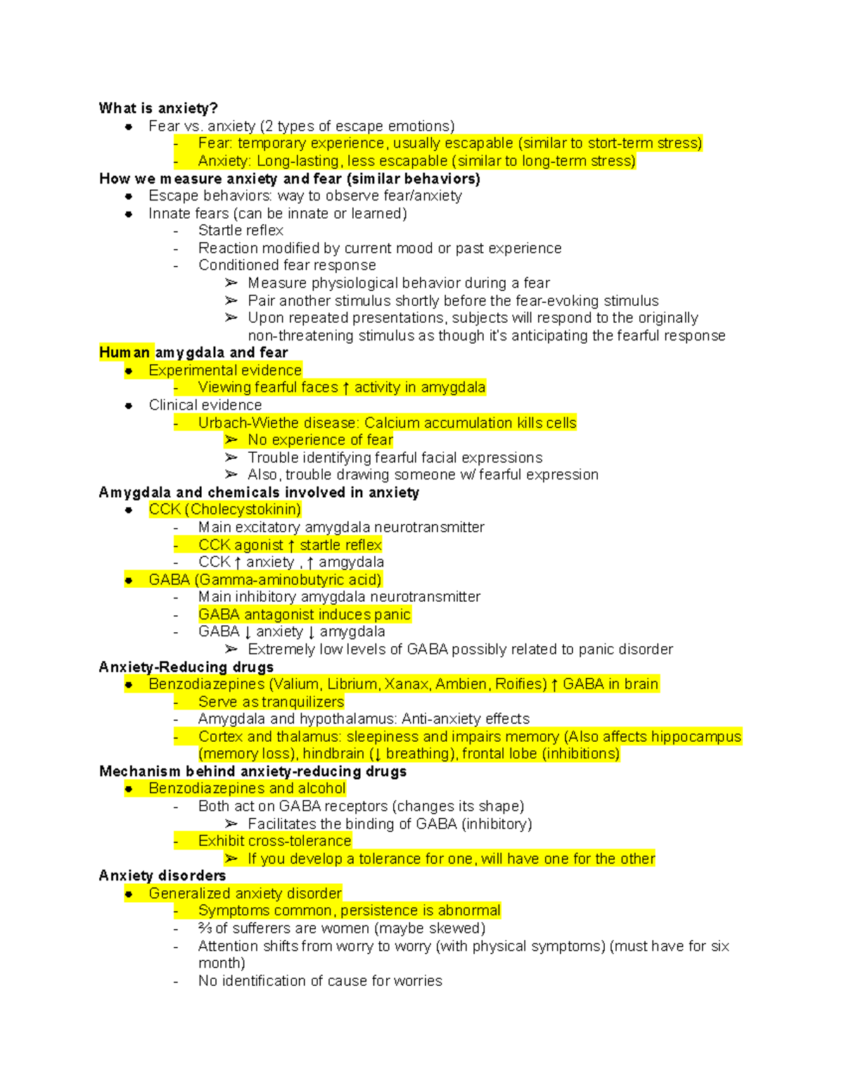 Fear & Anxiety Chapter 16 (NW) - What is anxiety? Fear vs. anxiety (2 ...