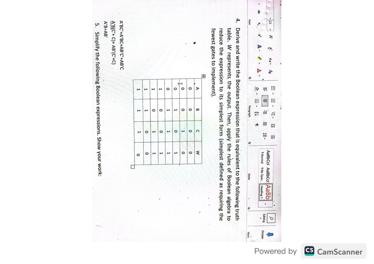 Boolean expression example - CPSC 1050 - Studocu