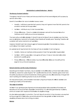 Innate vs learned - Introduction to animal behaviour Week 4 ...