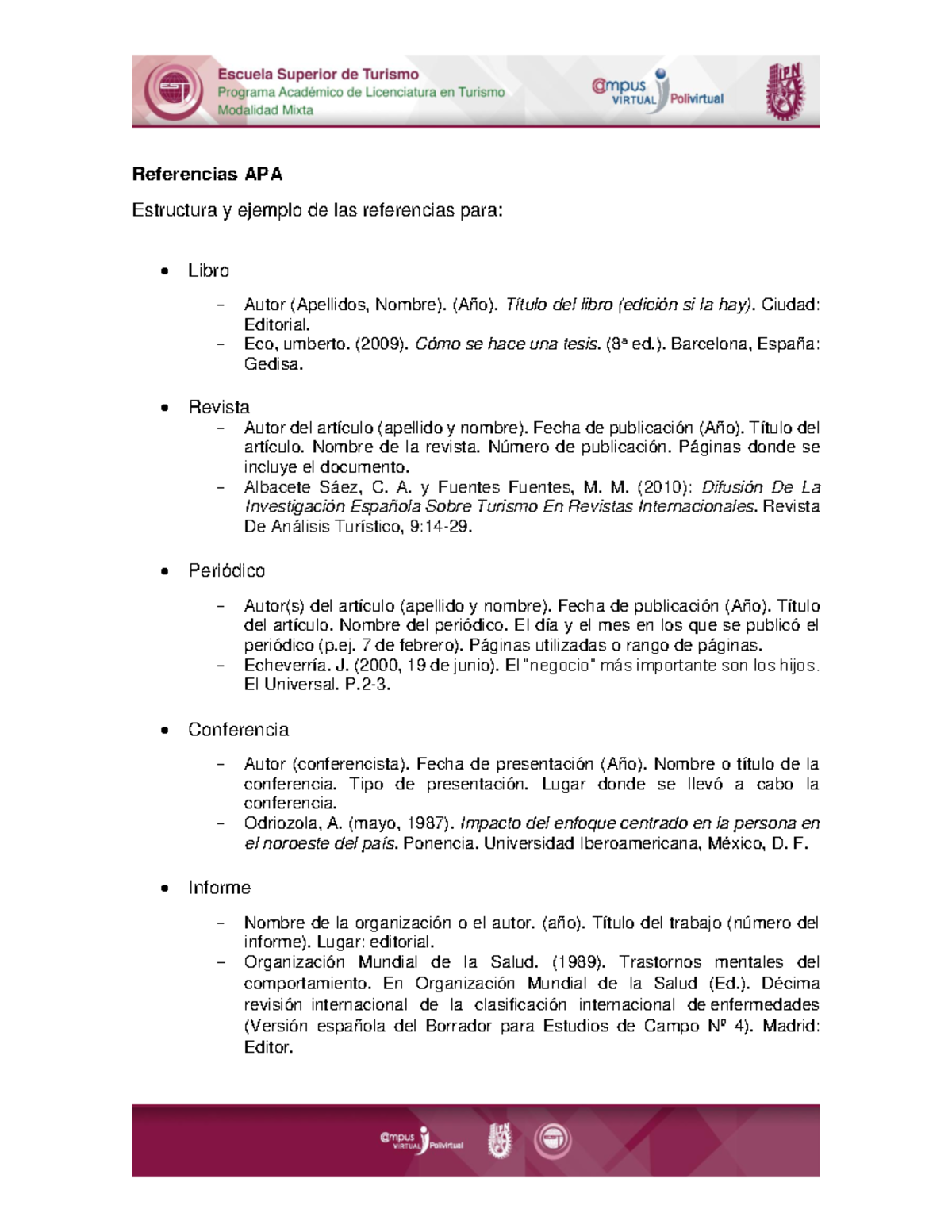 Referencias estilo APA - Referencias APA Estructura y ejemplo de las ...