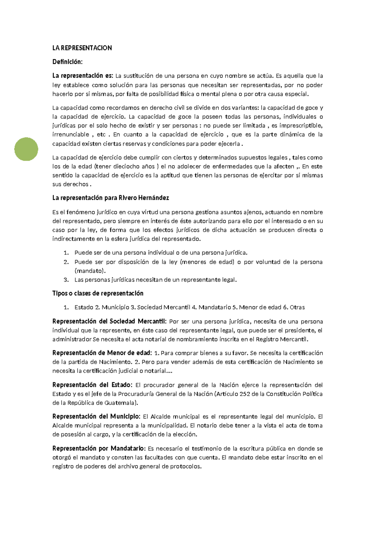 LA Representacion - el proceso de la reprecentacion - 1 LA ...
