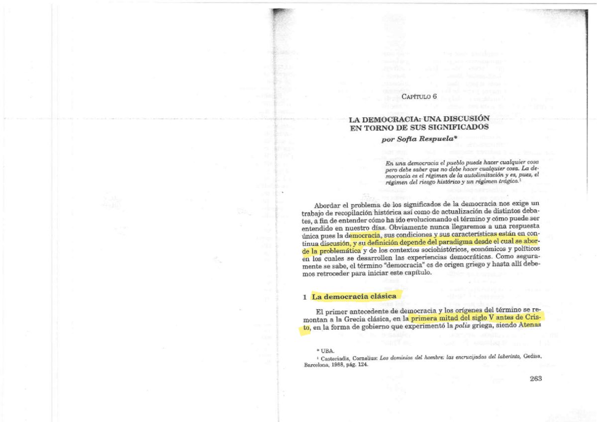 Respuela, S. - La democracia, una discusi Ã³n en torno a sus ...