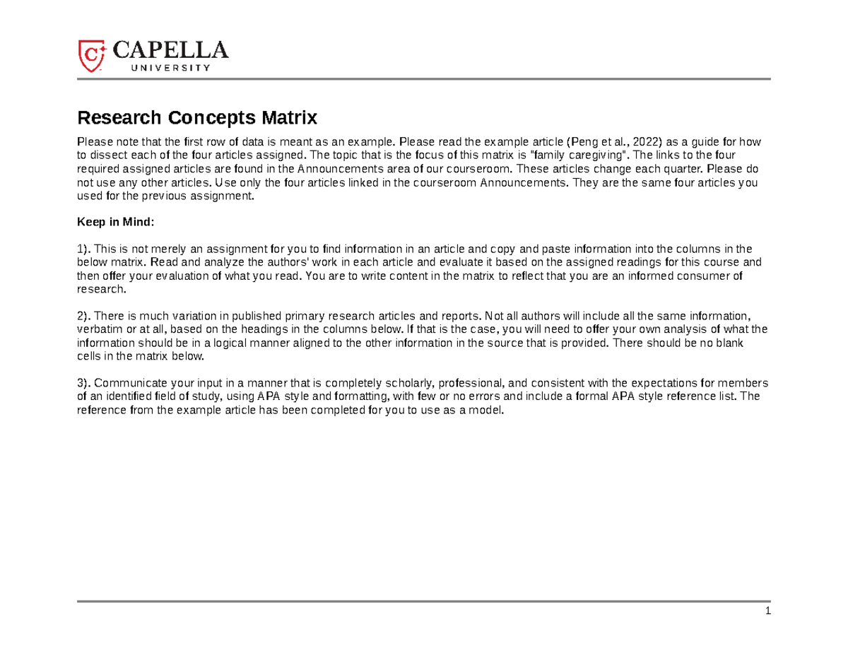 RSCH-FPX7860 Assignment 2 Submission - Maldonado, Vincent J - Research ...