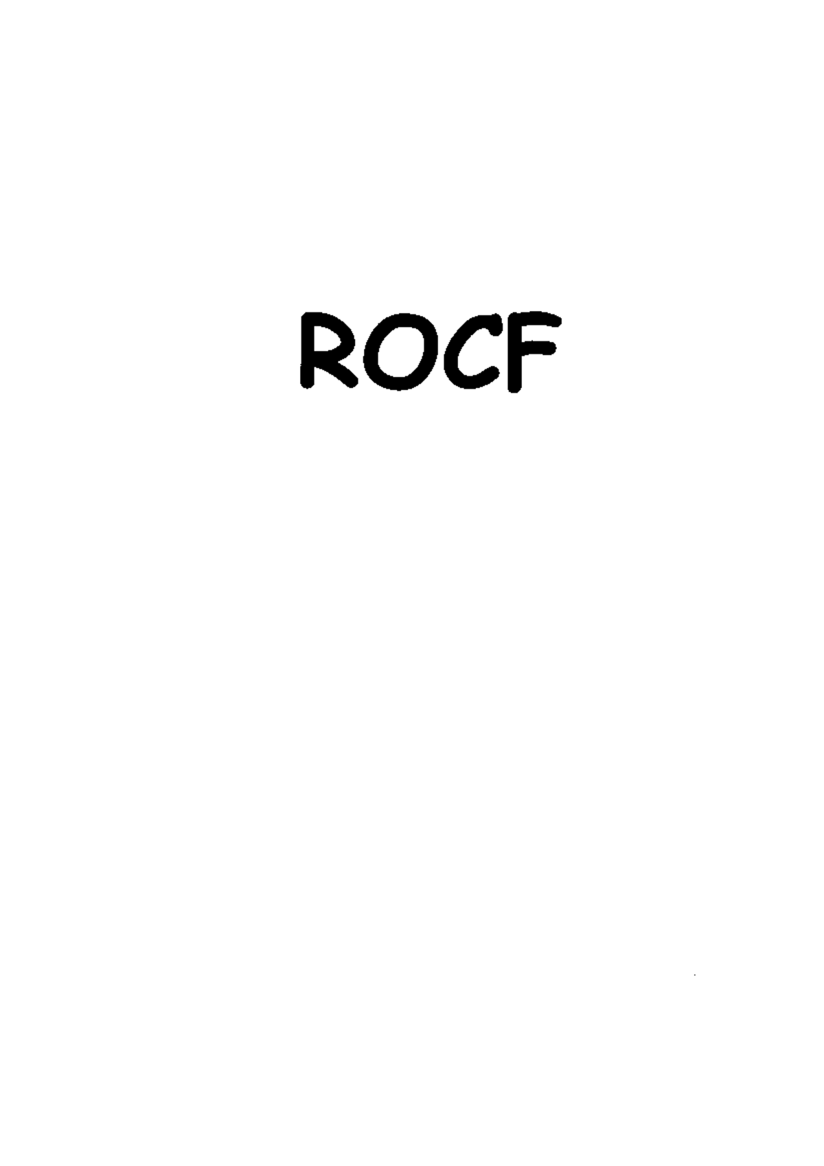 ROCF Notes - Summary Psychological Testing and Measurement - SP460 ...