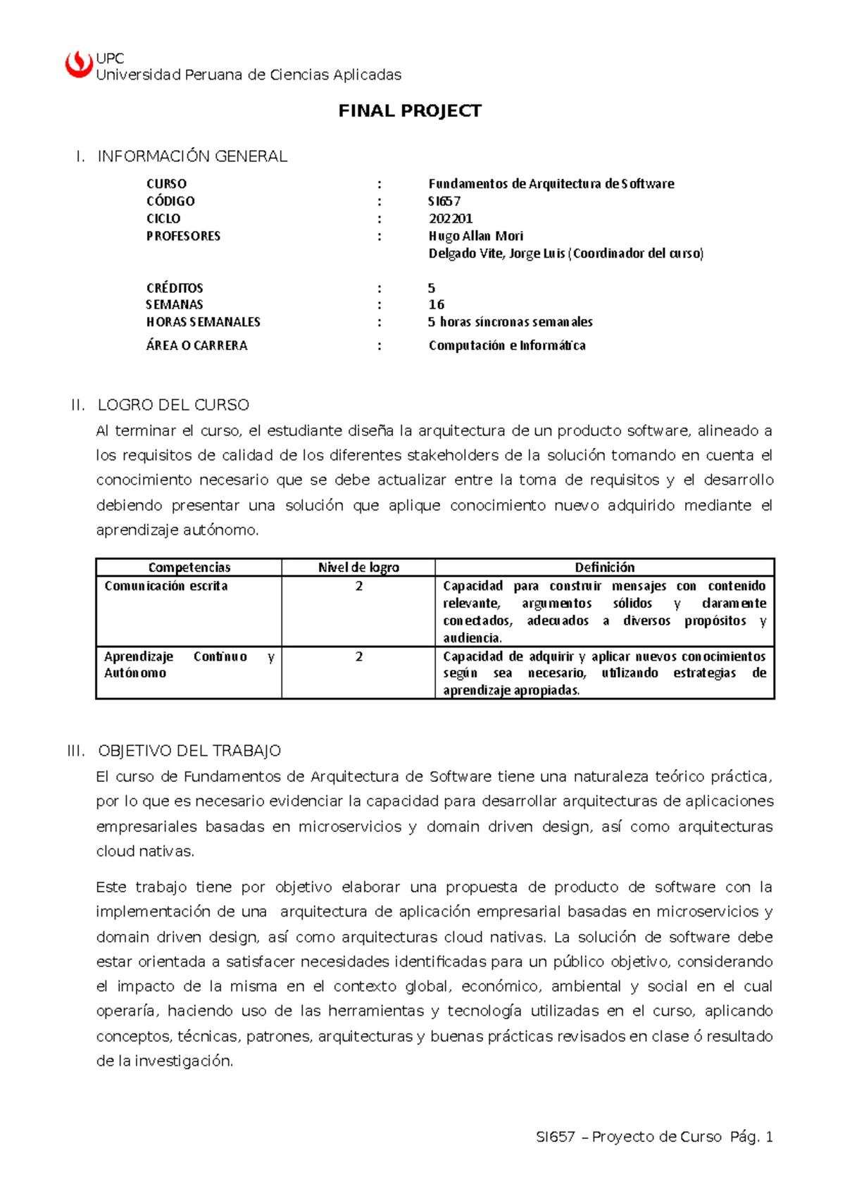 Upc-pre-202201-si657-final-project-statement v2 - Universidad Peruana de Ciencias Aplicadas ...
