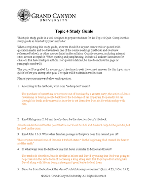 Cwv-101 topic 3 study guide pdf - Topic 3 Study Guide This topic study guide is a tool designed ...