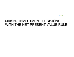 CFIN300, Module 2 - Objectives - Objectives Learning Objectives After studying Module 2 (Chapter ...