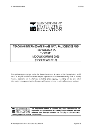 Two - POE - Template 2023 The IIE Lesson Plan Template STUDENT ...