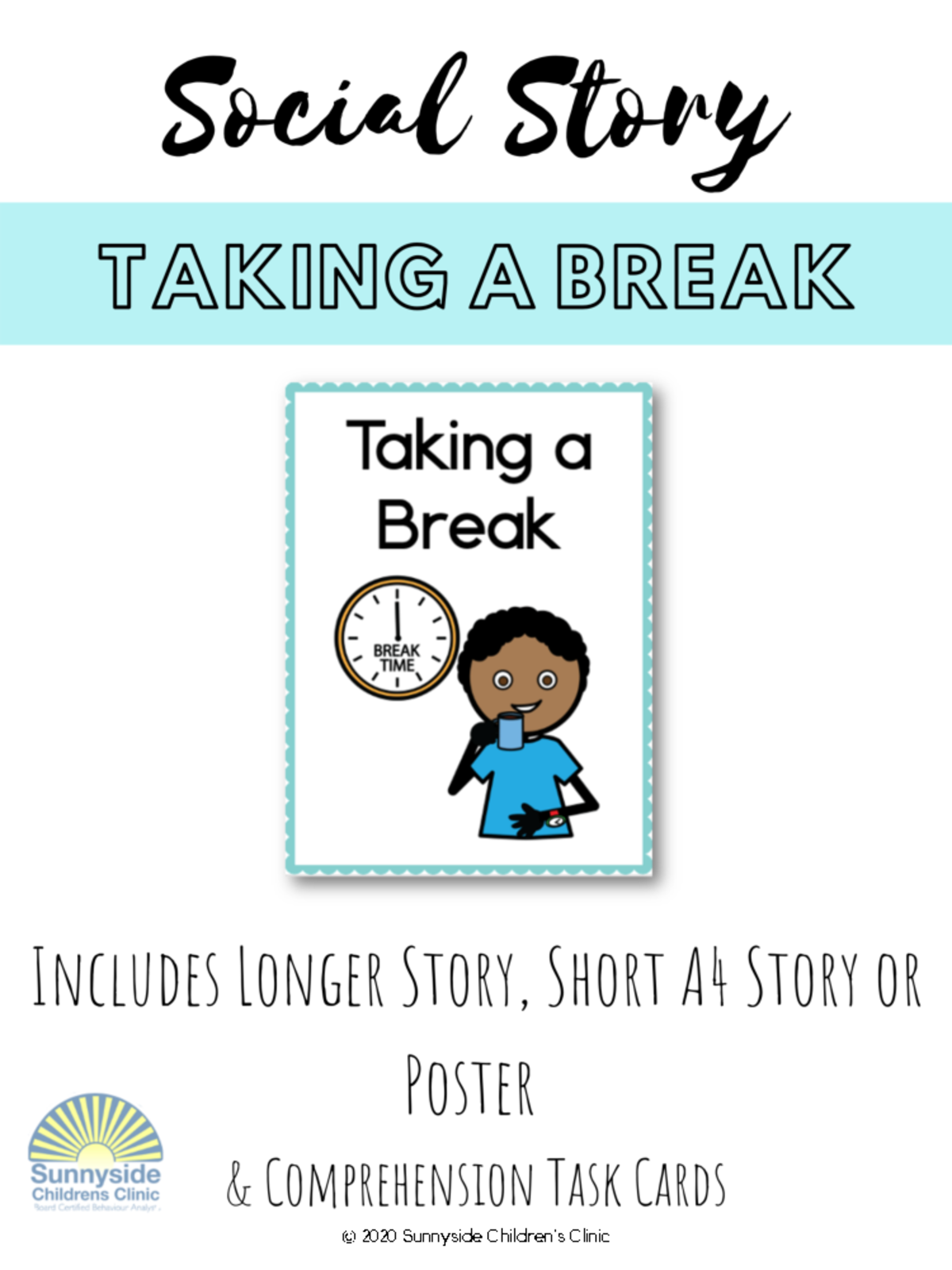 Freetakinga Break Social Story Task Cards-1 - SOCIAL STORIES Strategies ...